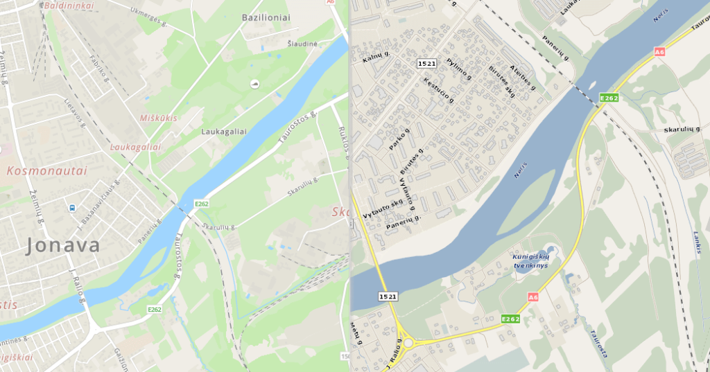 Maps.lt žemėlapis | 100 Lietuvos žemėlapių